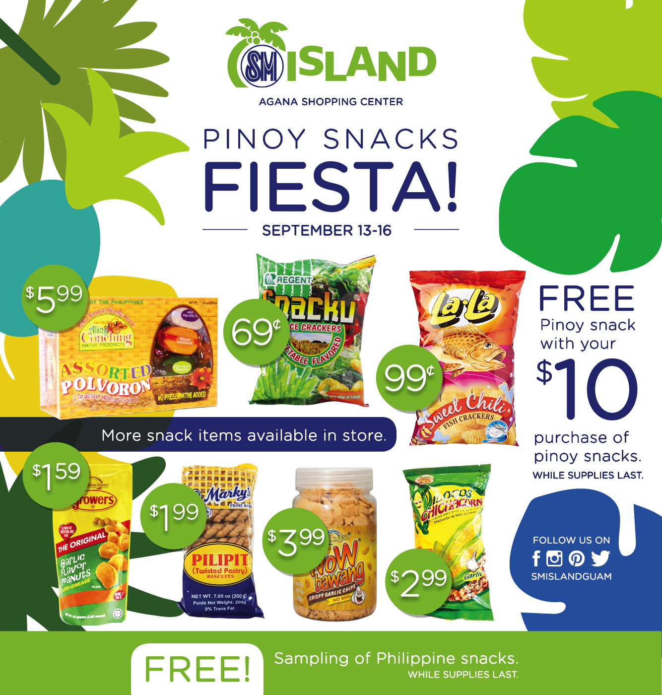 SM Island - Pinoy Snack Fiesta - Agana Shopping Center